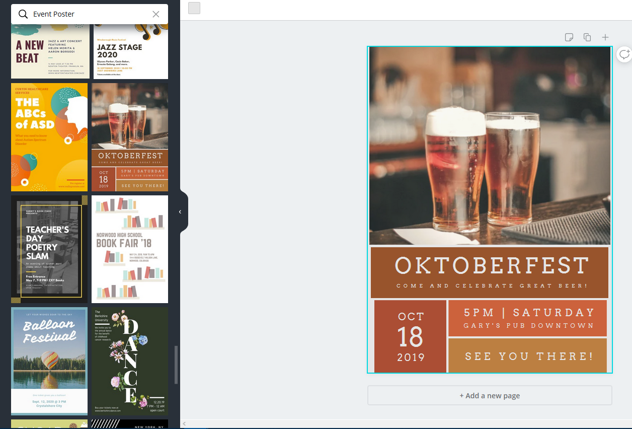 1 Design A Poster Design And Layout With Canva